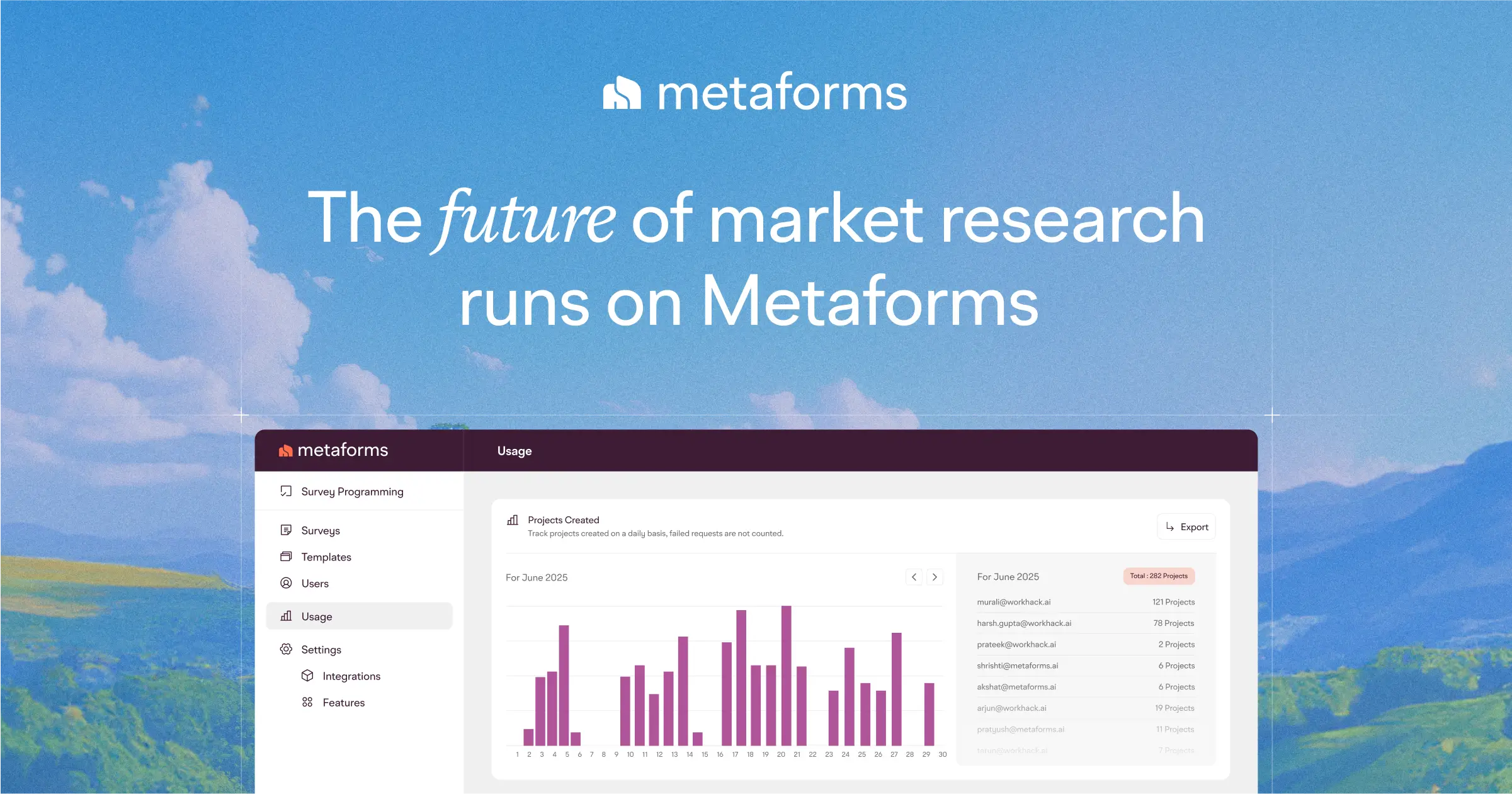 Metaforms - AI for Market Research Operations